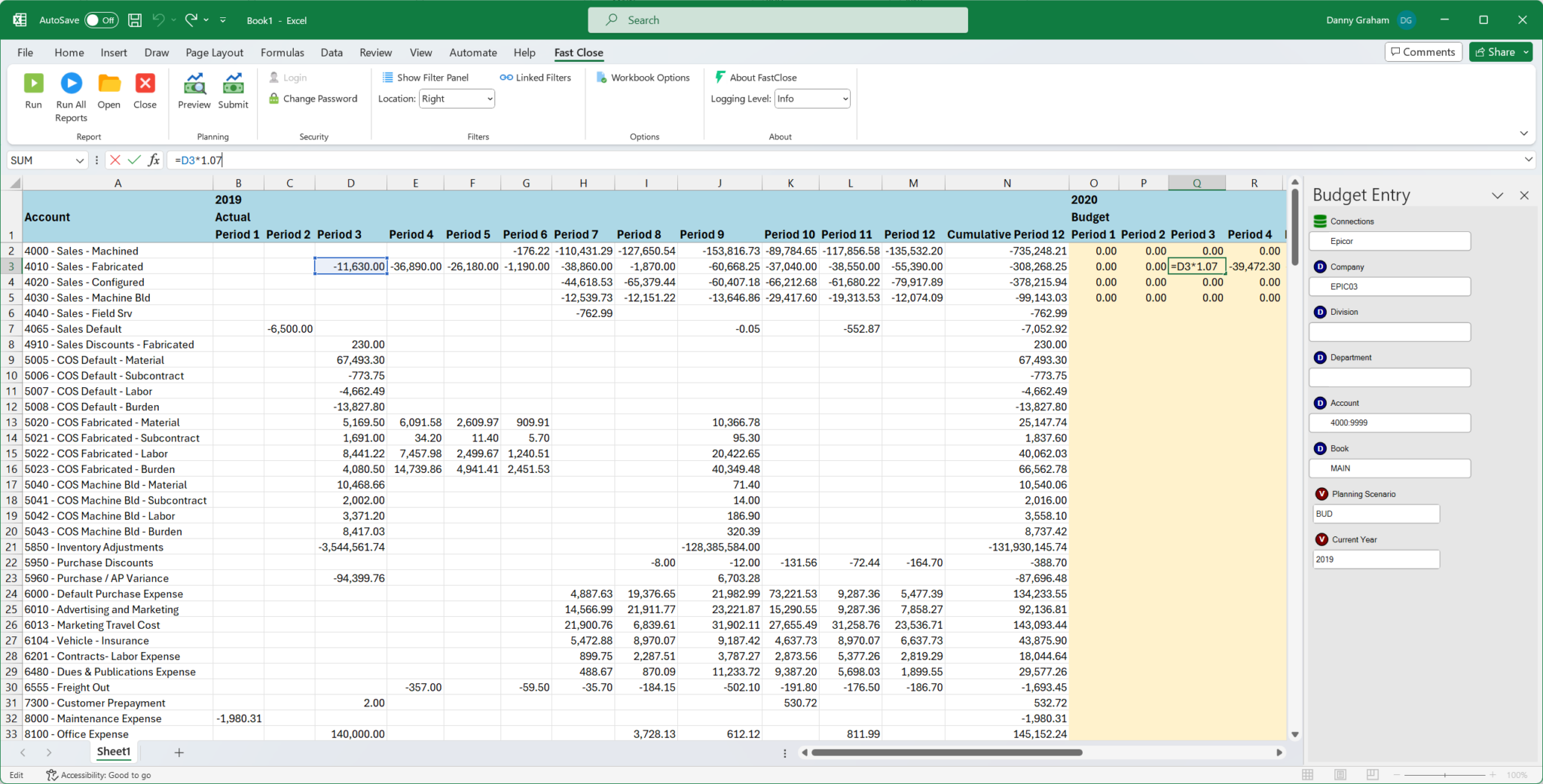 FastClose Delivers Planning and Budgeting Solution for Epicor and SAP B1 - Fastclose