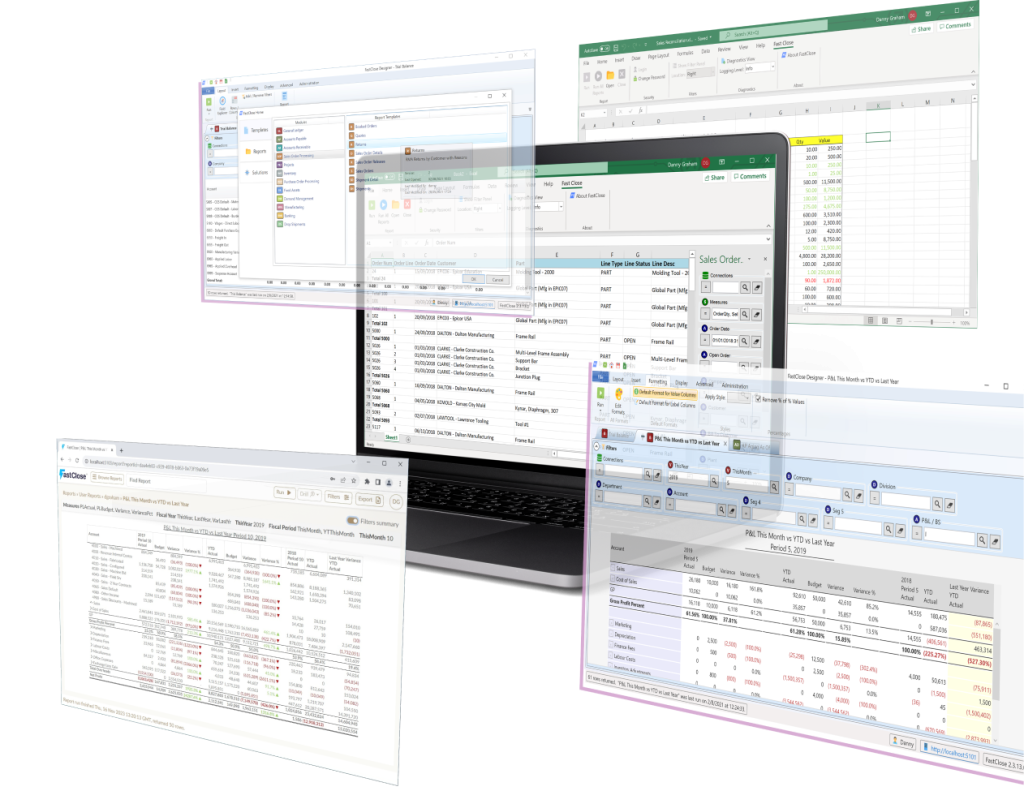 Fastclose - Reporting and CPM for Epicor, SAP Business One, Nextworld and Coda